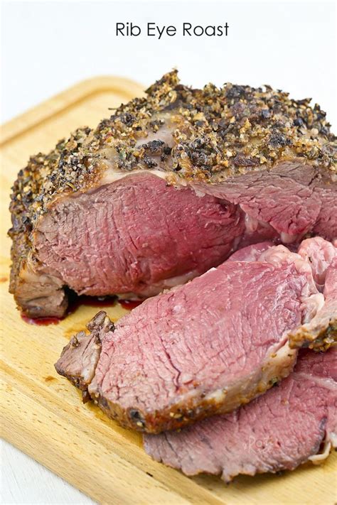 Herb Crusted Rib Eye Roast Recipe Dishmaps