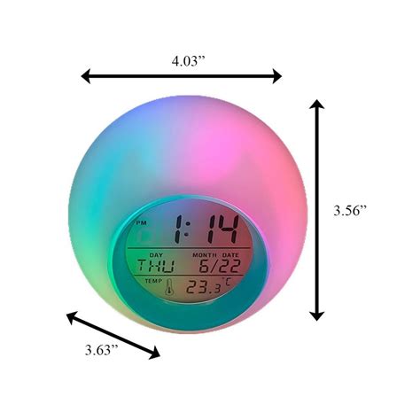 LED Display Desktop Digital Alarm Clock
