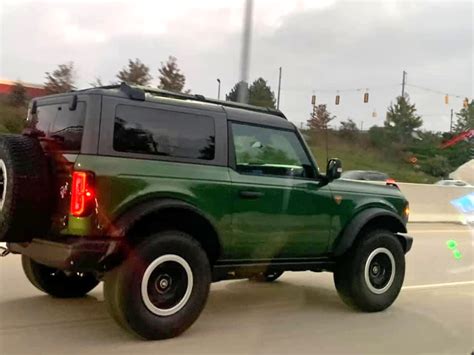 Eruption Green 2 Door Bronco Badlands Spotted On The Move Bronco6G