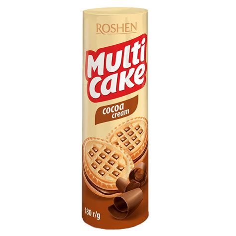 Бисквити Roshen Multi Cake с Какаов Крем с цена 1 99 лв Ebag Bg