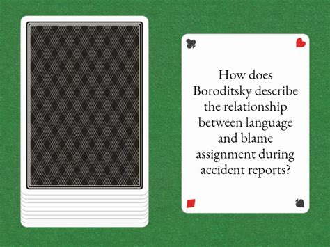 How Language Shapes The Way We Think Activity Speaking Cards