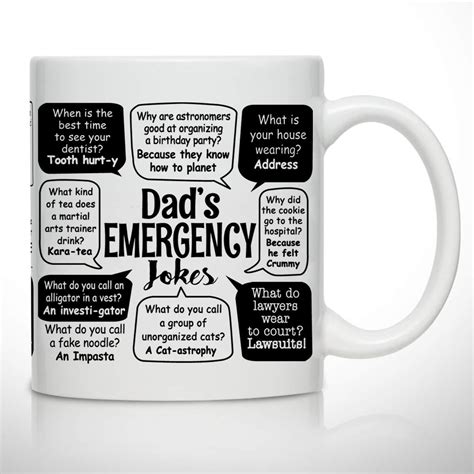 Dad Jokes Novelty Coffee Mug Best T Idea For Fathers