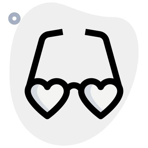 Heart Glasses Generic Rounded Shapes Icon