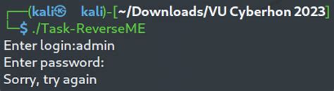 Vu Cyberthon 2023 Reverse Me Easy Writeup