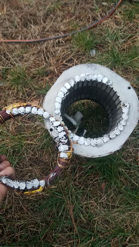 Just Cut Open A Generac Co Sense Generator Stator Wires Are Aluminum