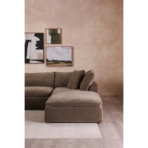 Aurelle Home Corbin Modern Modular Sectional Piece Ottoman Overstock