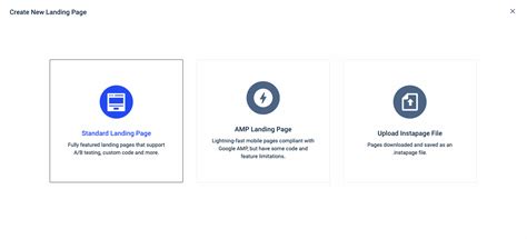 Creating A New Page Instapage Help Center