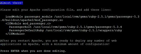 Install Passenger Modpassenger In Latest Running Version Of Cwp