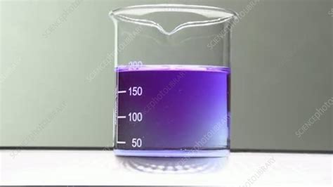 Photochemical Reaction Stock Video Clip K004 4965 Science Photo Library