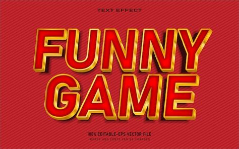 Premium Vector Funny Game 3d Text Effect And Editable Text Effect