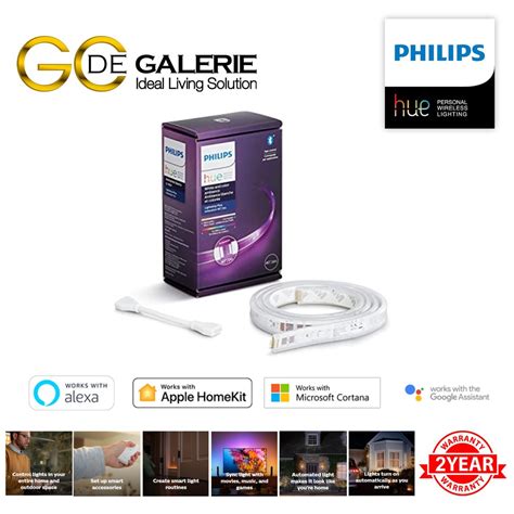 Philips Hue Light Strip Extension 1m White And Colour Ambiance