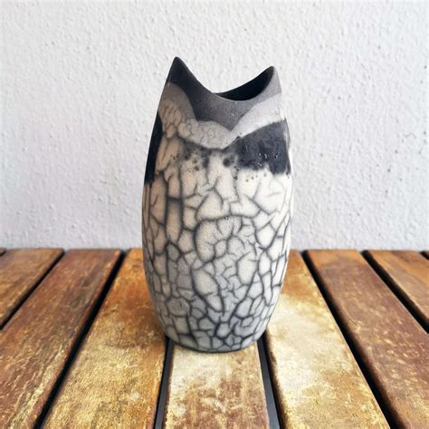 Raaquu Koi Vase Where Art Cheer And Raku Pottery Collide