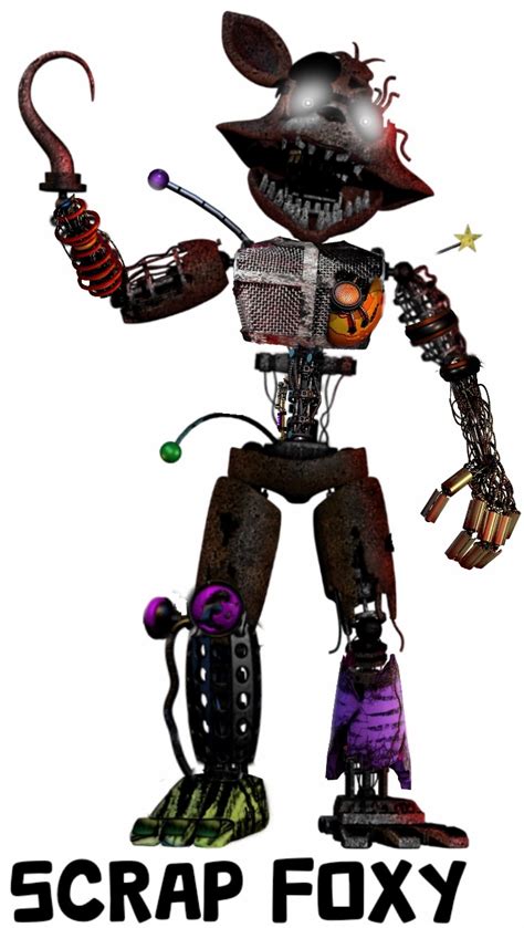 Scrap Foxy Fnaf By Funbitproductions On Deviantart