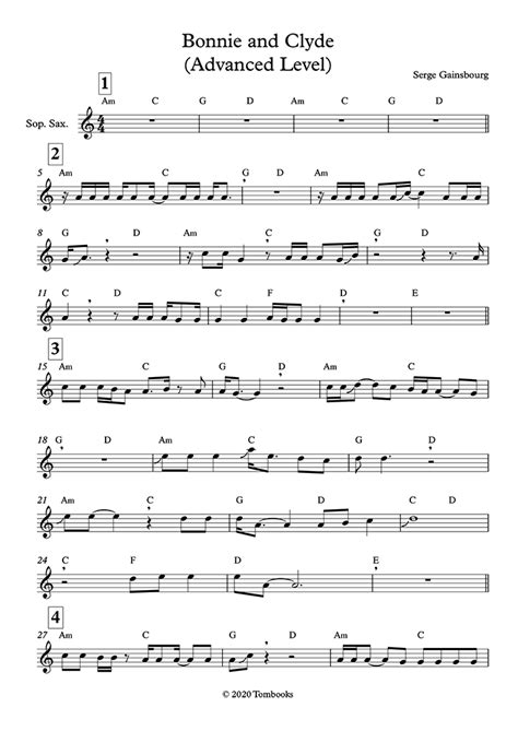 Partitions gratuites pour Saxophone Soprano Télécharger PDF MP3 MIDI