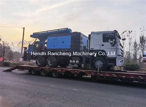 China Portable Full Hydraulic Wheel Type Trailer Truck Mounted Crawler