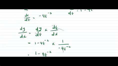 Differentiation Parametric Equation L Hopital S Rule YouTube