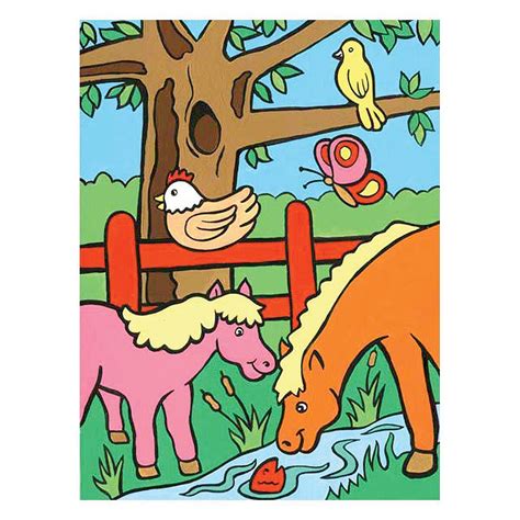 Комплект за Рисуване по Номера 222х298 см На село