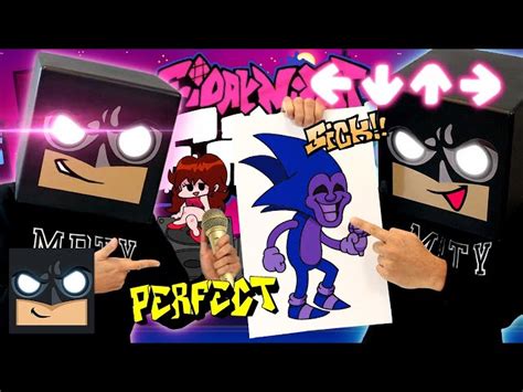 How To Draw Majin Sonic Friday Night Funkin Draw Color Videos