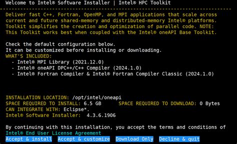 intel编译器 安装 hpc cloud