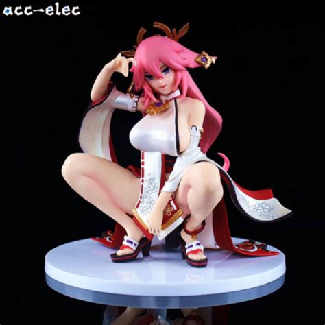 new genshin impact sex figure yae miko witch collection boxed pvc model