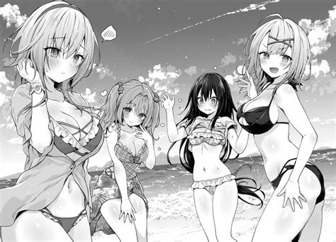 『ライアー・ライアー』公式最新第12巻、11月25日！！ On Twitter 学園島18番区の海水浴場にて水着の英明女子一同をパシャリ