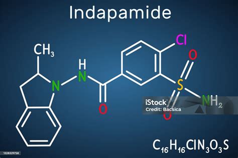 Molekul Indapamide Ini Adalah Diuretik Seperti Thiazide Obat Hipertensi