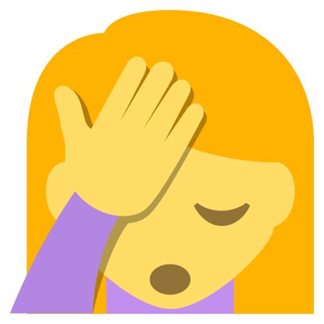 🤦 Face Palm Emoji Copy And Paste Emoji Stock