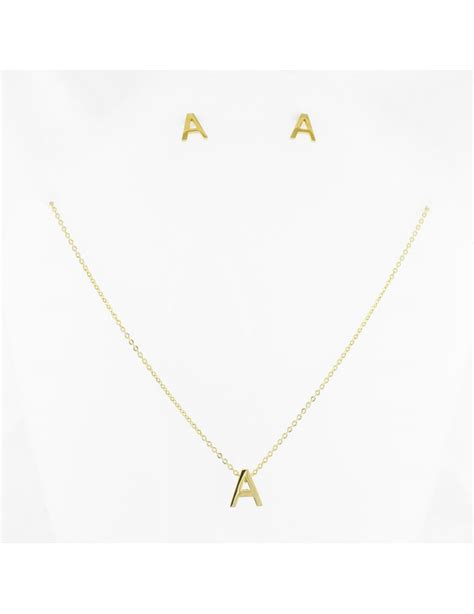 Collar De Dije Con Letra Exotica