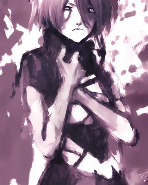 Touka Kirishima Tokyo Ghoul Painting Sui Ishida Stable Diffusion