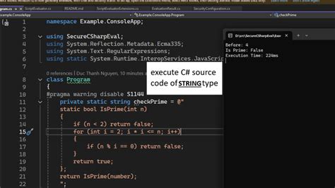 Github Ngtduc693securecsharpeval Securecsharpeval Is A Net Library