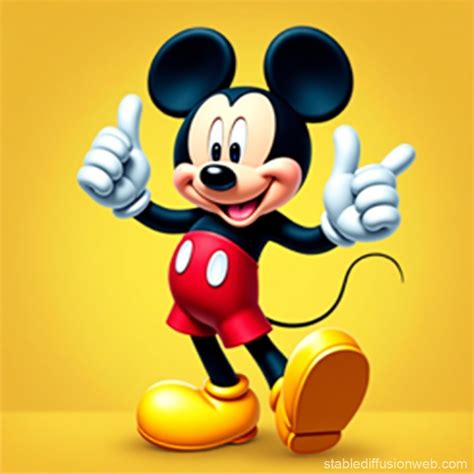 Mickey Mouse Animated Dance Stable Diffusion Online