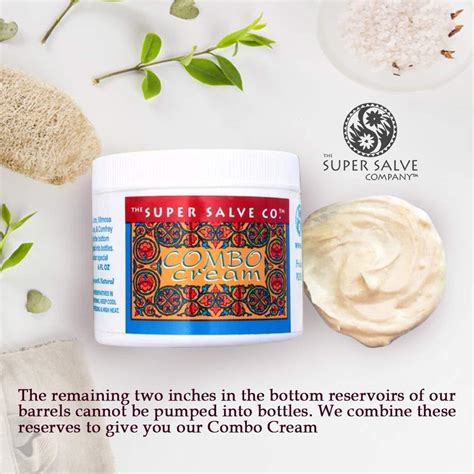Super Salve Co Combo Cream 100 Natural Herbal Skin Care With Jasmine