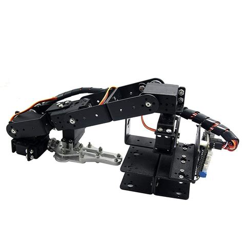 Brazo Robótico Con 6 Dof Y Con Pinza Para Arduino Yaxa Colombia