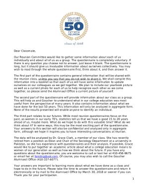 Writing A Class Reunion Letter With Sample Request LettersTips On