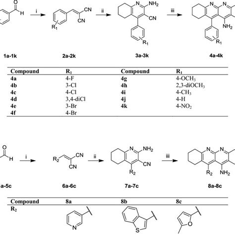 Synthesis Of New Naphthyridine 11 Amine Derivatives Reaction