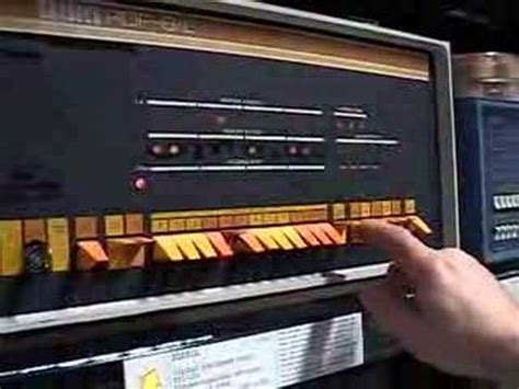 DEC PDP8 Playing Music YouTube