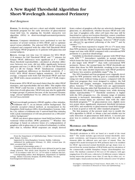 Pdf A New Rapid Threshold Algorithm For Short Wavelength Automated