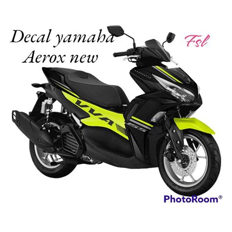 Jual Stiker Variasi Decal Motor Yamaha Aerox Conected New Full Body