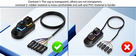 Amazon Com SinLoon External Power Button For Desktop PC Power Switch Push Button Manual