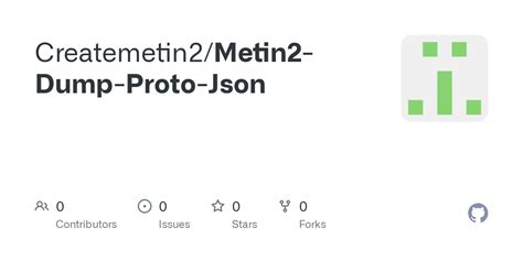 GitHub Createmetin2 Metin2 Dump Proto Json