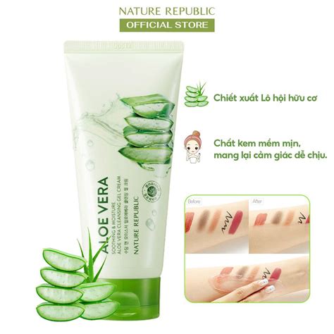 Kem Tẩy Trang Chiết Xuất Lô Hội Nature Republic Soothing And Moisture