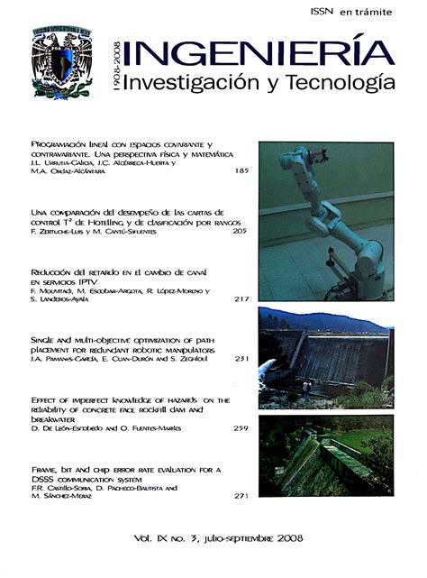Revista Ingenier A Investigaci N Y Tecnolog A Facultad De Ingenier A Unam