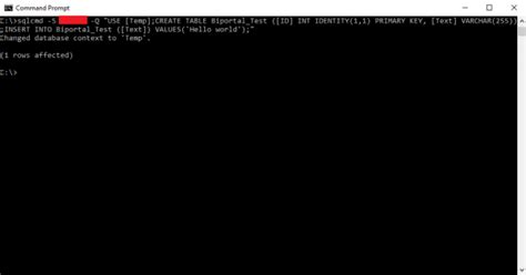 Sqlcmd Server Command Line Run Sql Query Via Cmd Jan Zedníček