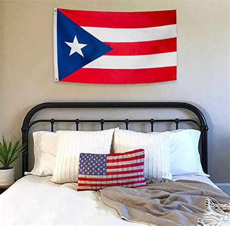 DANF Puerto Rico Flag X Foot Polyester Puerto Rican National Flags Polyester With Brass