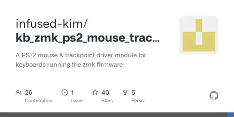 Pull Requests Infused Kim Kb Zmk Ps Mouse Trackpoint Driver GitHub
