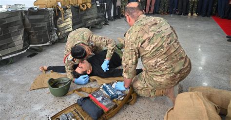 أربيل افتتاح دراسة إسعاف عسكري لقوات البيشمركة صور شفق نيوز