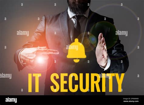 Hand Writing Sign It Security Business Idea Protection Of Internet Connected Systems From Cyber