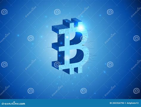 Global Abstract Digital Bitcoin Crypto Currency Vector Background