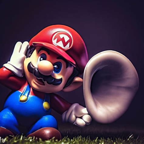 Mario Lends An Ear Rmarioaiart