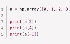 PythonNumPy配列のアクセス方法 Python初心者の備忘録